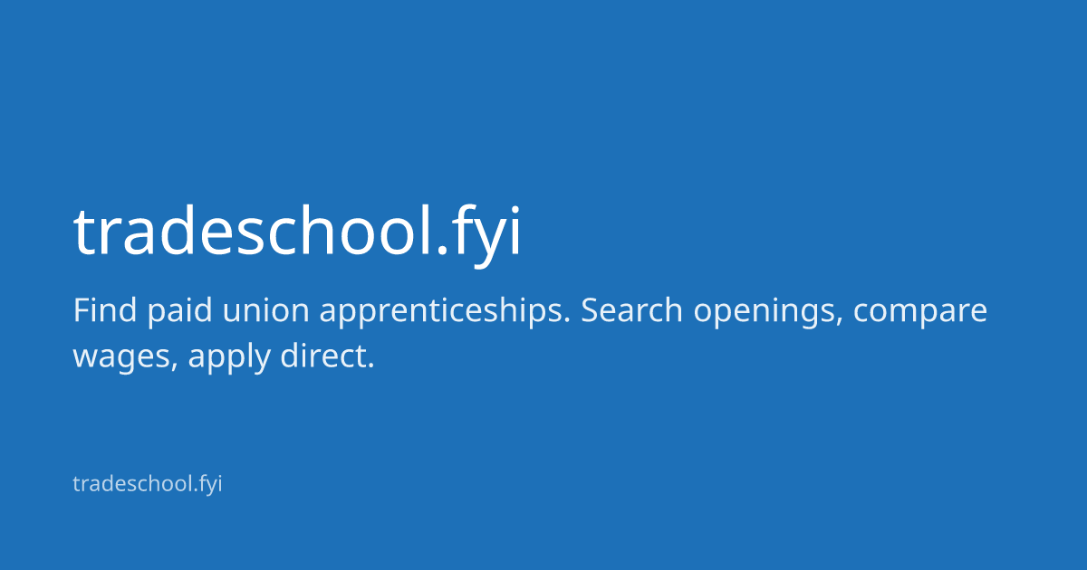 LIUNA Apprenticeships | tradeschool.fyi